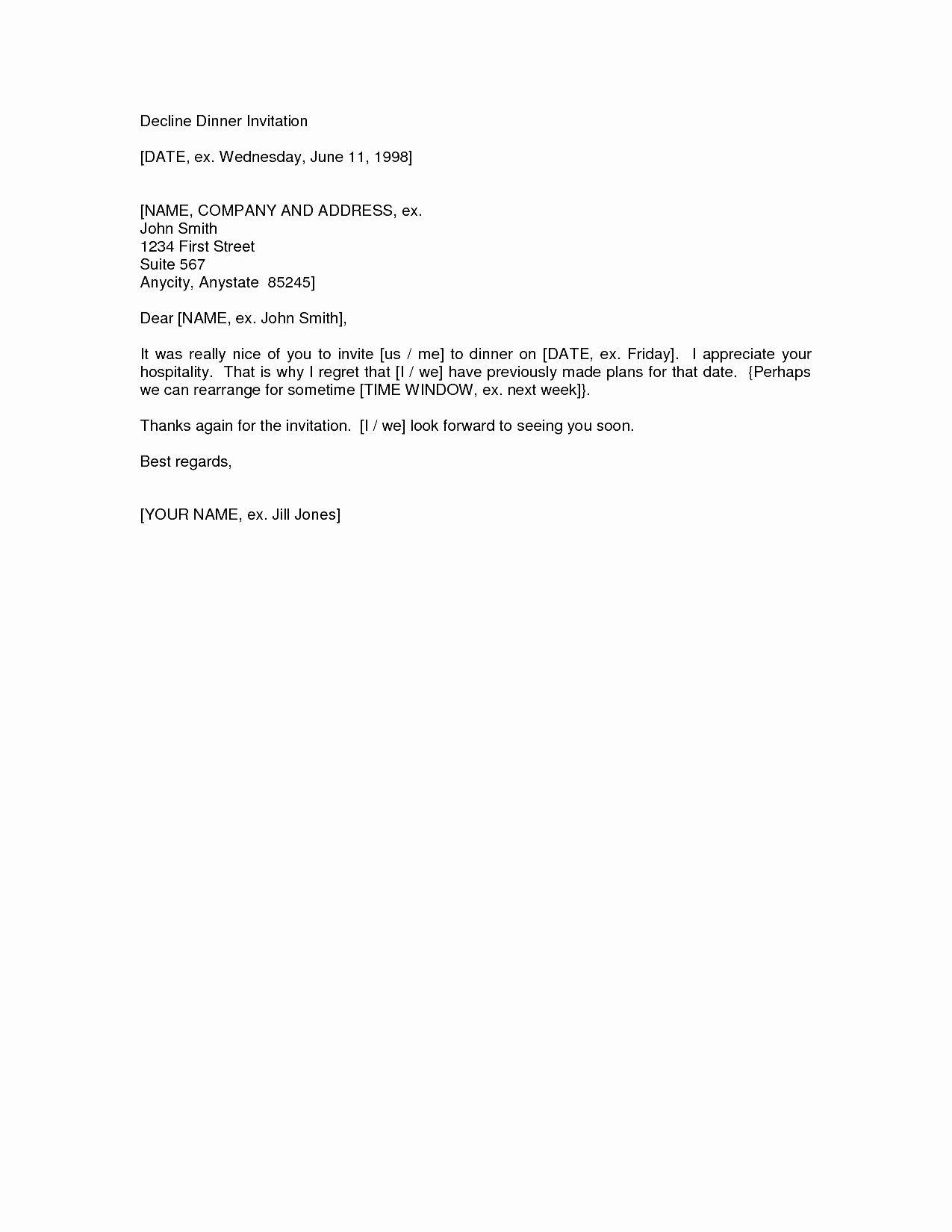 Dinner Invitation Email Template Dinner Invitation Email Template