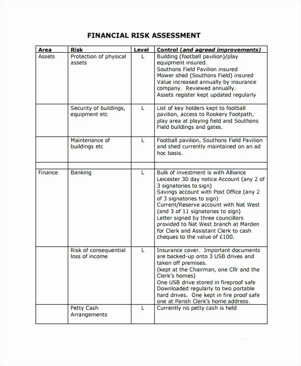 Financial Risk Assessment Template Best Of Risk Analysis Matrix Financial Risk Assessment Template Best Of Risk Analysis Matrix