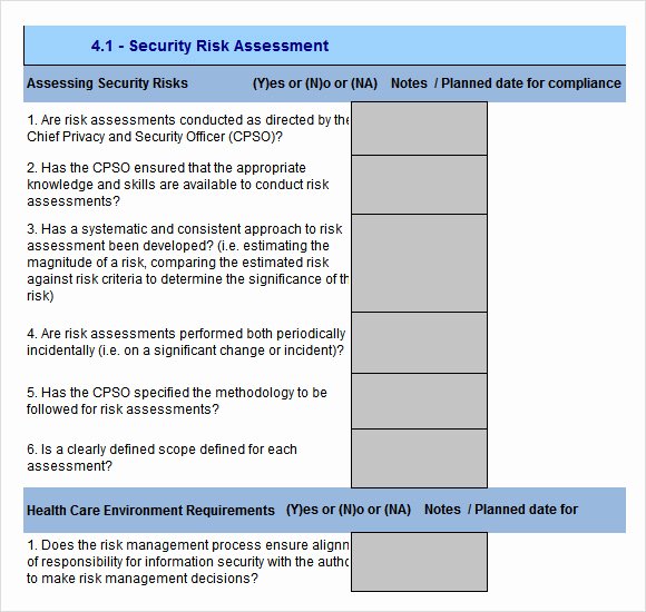 Information Security Risk Assessment Template Shooters Journal Information Security Risk Assessment Template Shooters Journal